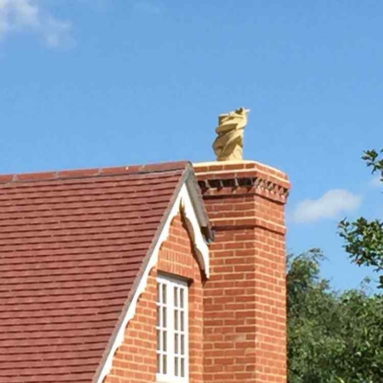 Dragon chimney pots and planters