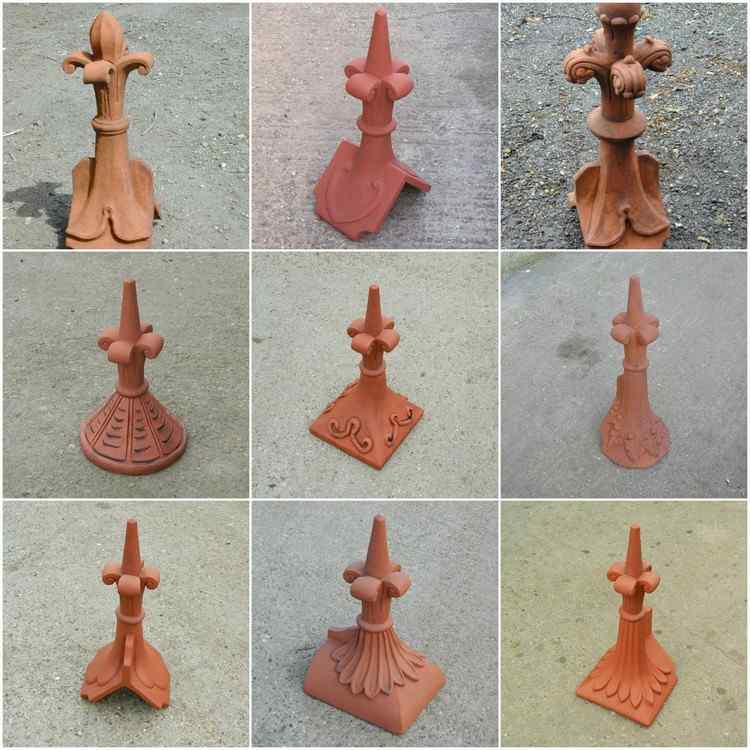 Fleur de lys roof finial designs (Fleur de lis)