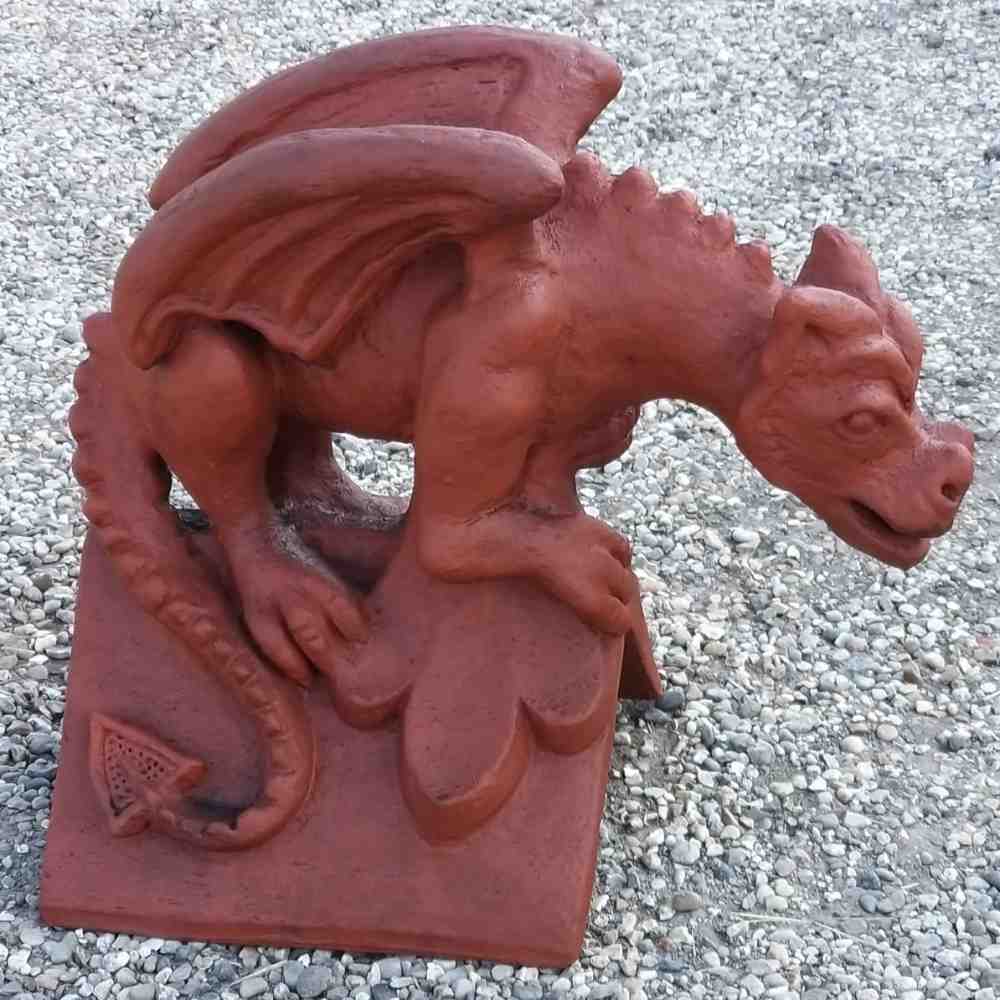 Dragon finials: Dragon ridge - 45 degree