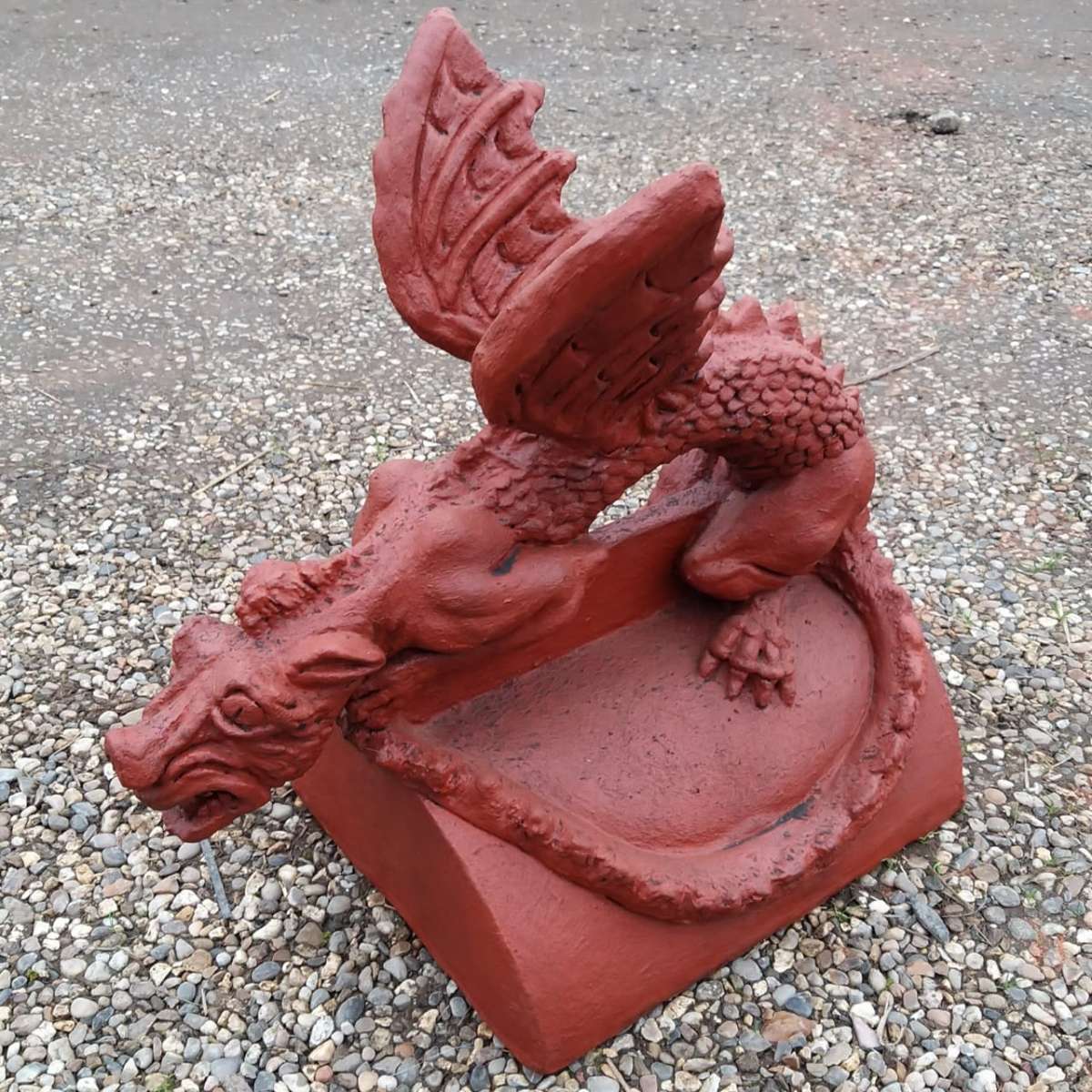 Half round roof finials: Dragon ridge - half round stop end